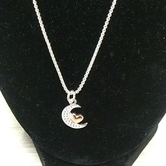 la cn | Jewelry | La Cn Silverstone Chain And 3 Charms Looks New | Poshmark